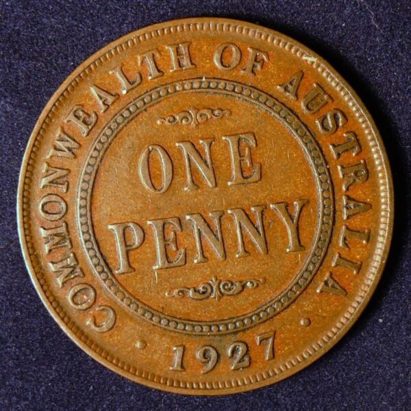 1927 Australia One Penny - King George V
