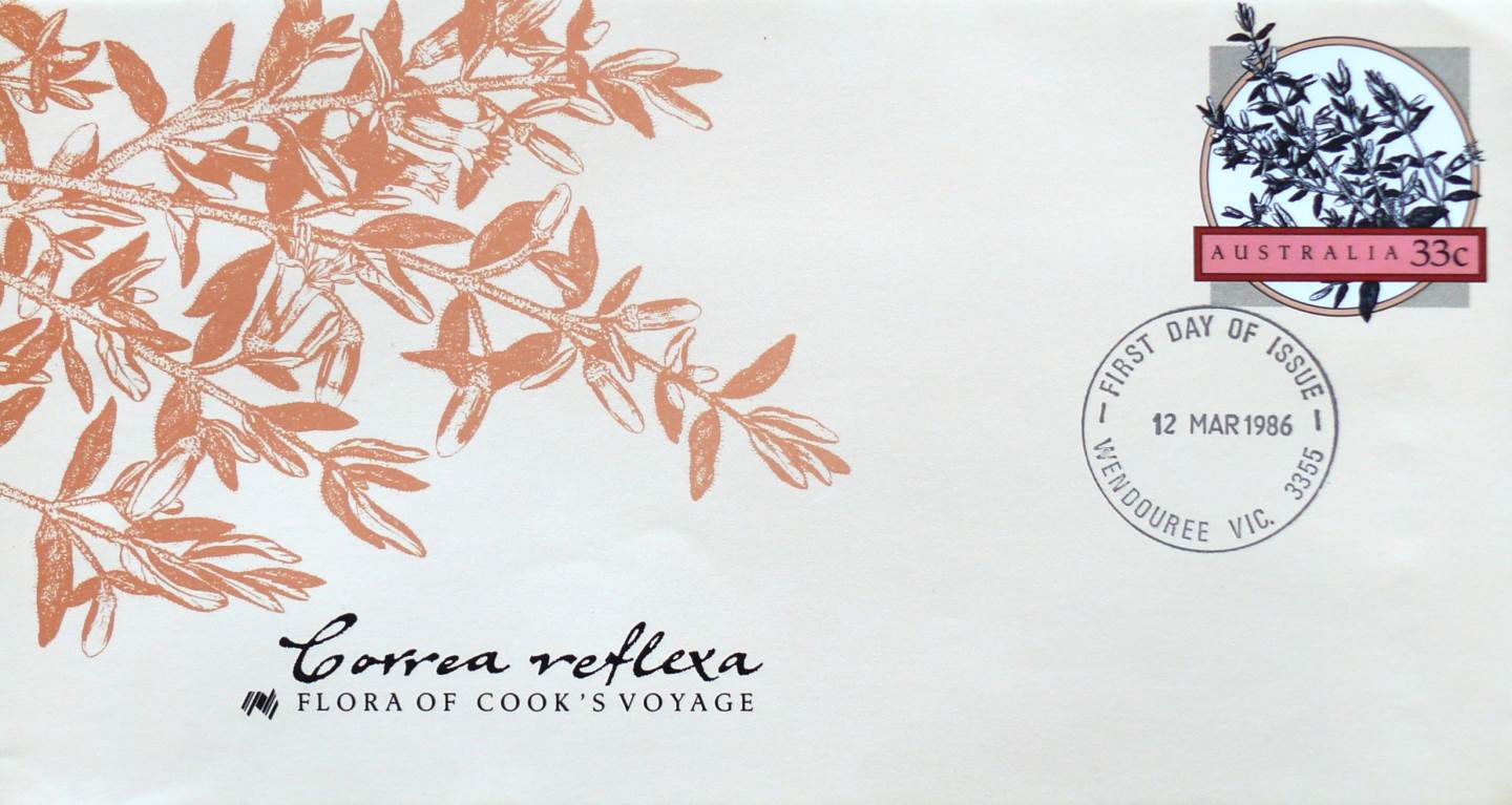 1986 - Australia Post FDC - Flora of Cook's Voyage