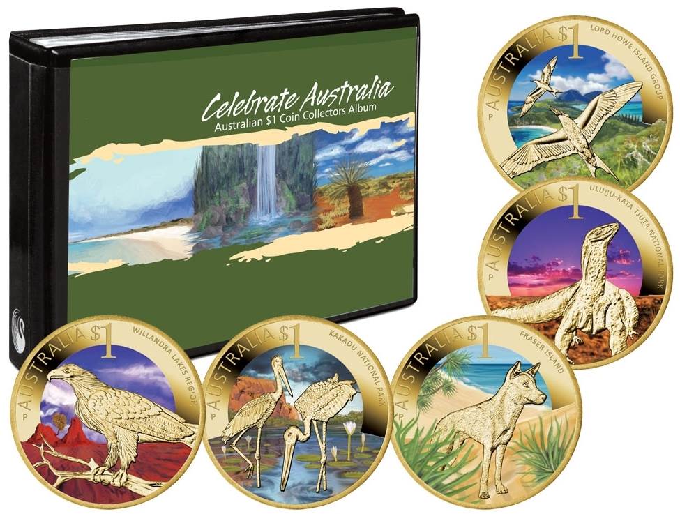 2012 Celebrate Australia – World Heritage Sites $1 Coin Collection