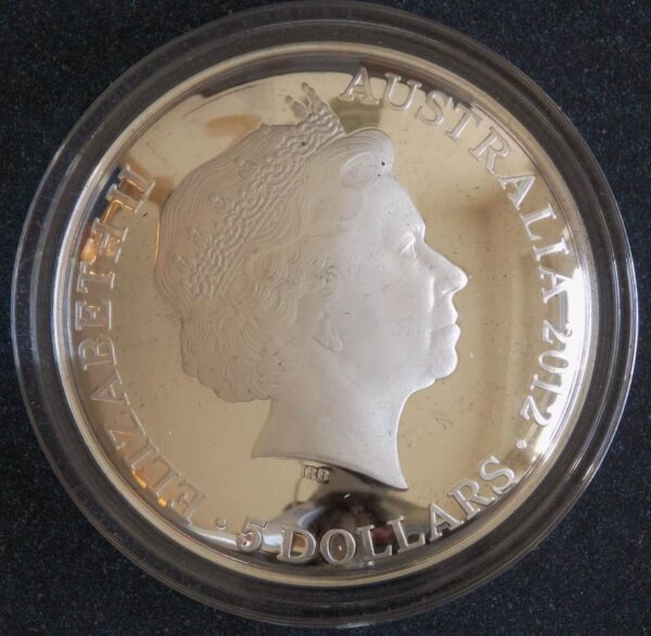 2012 Crux Southern Sky $5 Domed Silver Proof Coin
